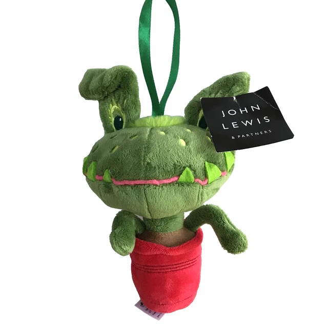JOHN LEWIS MINI Snapper Venus Fly Trap Plant Hanging Soft Toy Christmas ...