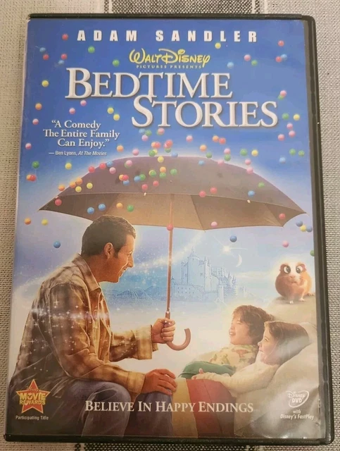 BEDTIME STORIES DISNEY DVD Adam Sandler $4.97 - PicClick CA
