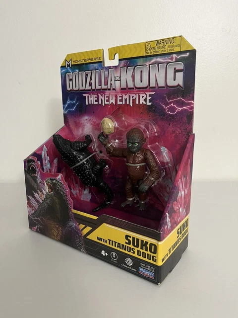 PLAYMATES MONSTERVERSE GODZILLA x Kong New Empire SUKO w Titanus Doug ...