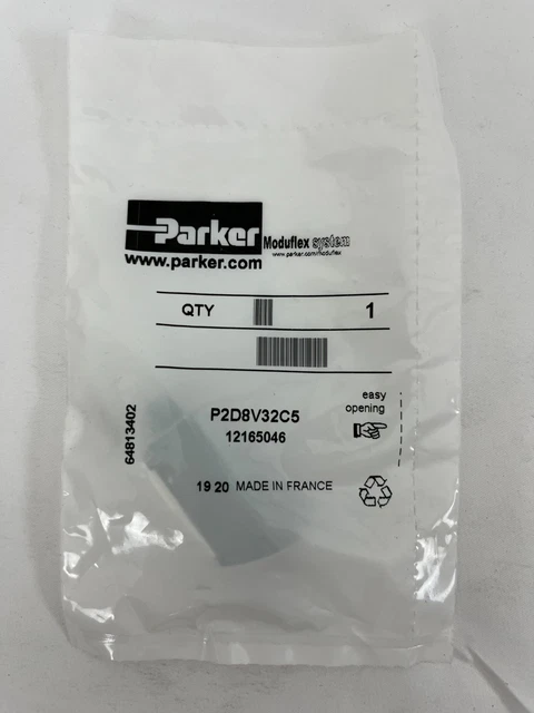 PARKER P2D8V32C5 MODUFLEX Valve Module Solenoid Pilot 24VDC New in ...