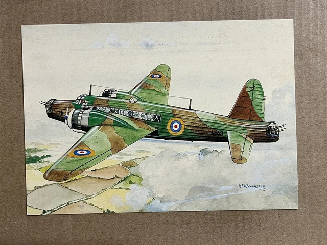 POSTCARD VICKERS WELLINGTON Bomber WW2 Aircraft Plane WWII RAF AFD ...