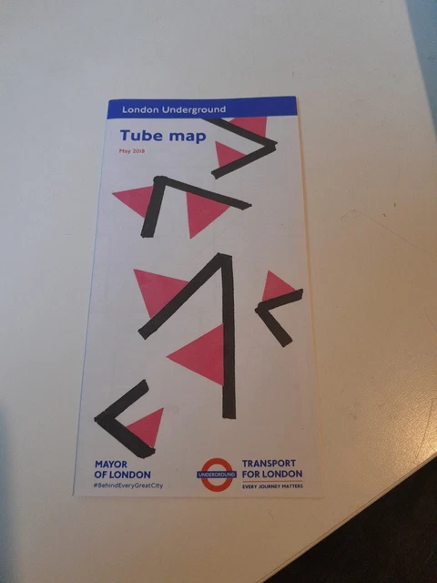 LONDON UNDERGROUND TUBE Map May 2018 cover design by Greta Brătrscu TFL ...