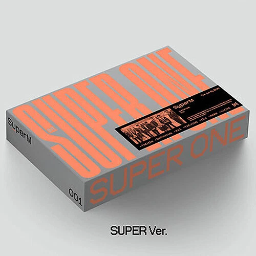 SUPERM SUPER ONE 1st Album SUPER CD+Photo Book+2Booklet+3 Card+2F ...