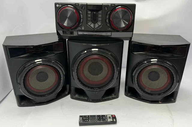 LG XBOOM CJ45 Mini Hi-Fi Stereo System - CD USB AUX-In Bluetooth ...