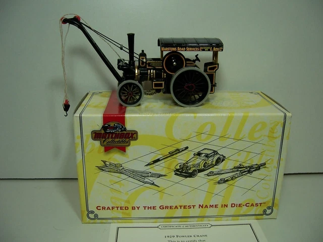 FOWLER B6 CRANE Engine- Marstons Road Services - By - Moy Yas07-M £27. ...