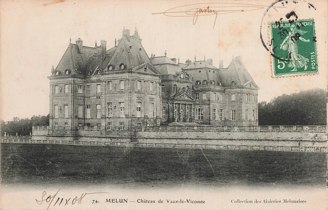 77 MELUN CHATEAU De Vaux Le Vicomte EUR 6,50 - PicClick FR