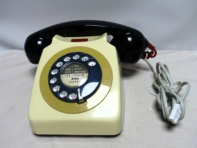 GPO 8764G DIAL telephone cream – black working VGC £33.99 - PicClick UK