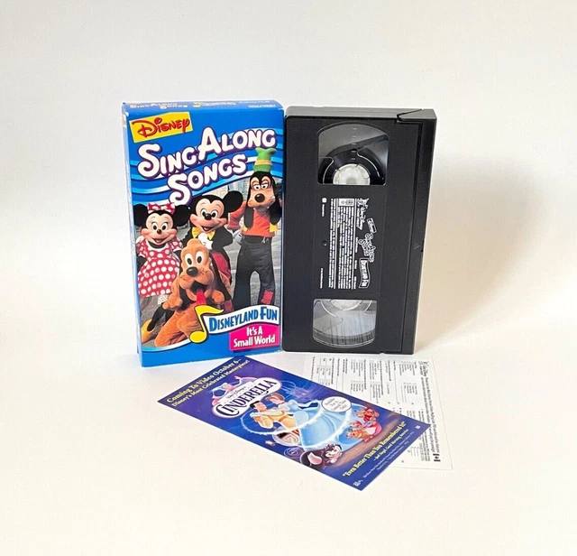 DISNEY S SING ALONG Songs DISNEYLAND FUN It s A Small World VHS Kids disney-s-sing-along-songs-disneyland-fun-it-s-a-small-world-vhs-kids