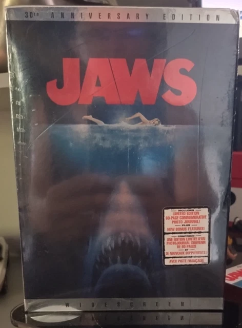 JAWS [30TH ANNIVERSARY Edition] (DVD, 1975) £21.50 - PicClick UK