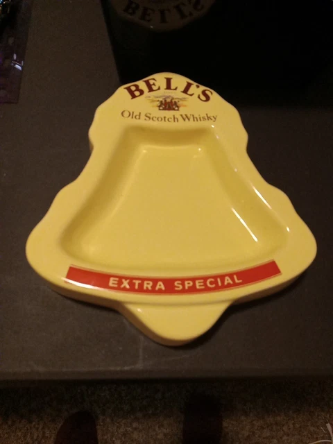 VINTAGE BRITISH PUB Bell’s Old Scotch Whisky Bell Shaped Beer Ashtray ...