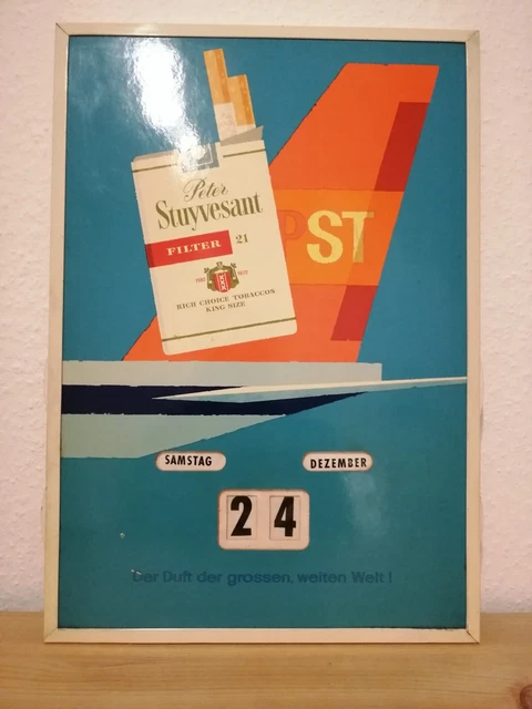 PETER STUYVESANT ALTER Drehkalender um die 1960 EUR 118,00 - PicClick DE