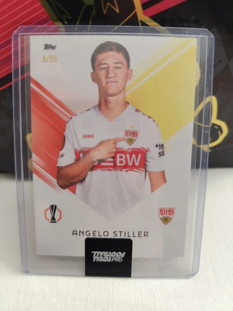 TOPPS TOTAL FOOTBALL 25/26 Angelo Stiller Base /99 VfB Stuttgart EUR 19 ...