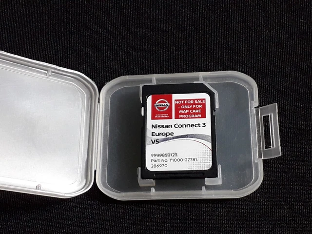 GENUINE NISSAN CONNECT 3 Europe V5 SD Card T1000-27781 Navigation Map ...