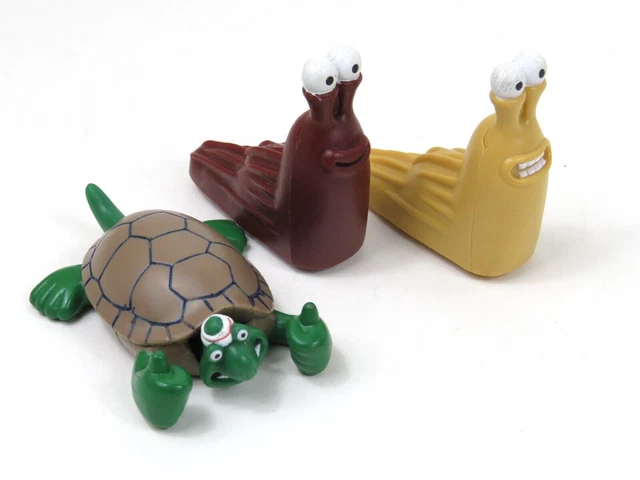 KELLOGG'S CREATURE COMFORTS Aardman Animations Slugs & Tortoise Figures ...