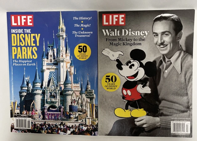 DISNEY MAGAZINE BUNDLE Life Walt Disney & Inside Disney Parks £23.67 ...