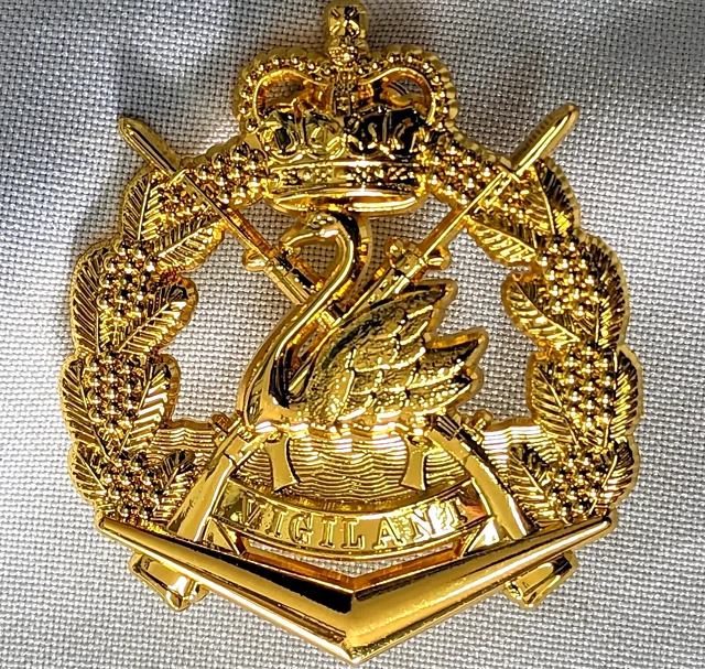 RWAR ARMY ROYAL Western Australian Regiment hat badge - uniform full ...