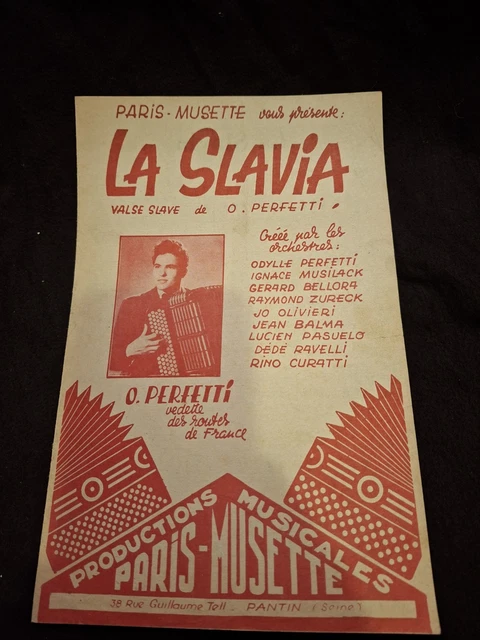 PARTITURA LA SLAVIA Perfetti EUR 16,05 - PicClick IT