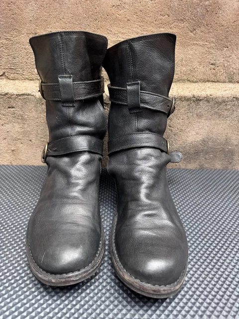FIORENTINI + BAKER Eternity Eli Black Bike Leather Zip Boots Men - EU 41 | US 8 £134.72 ...