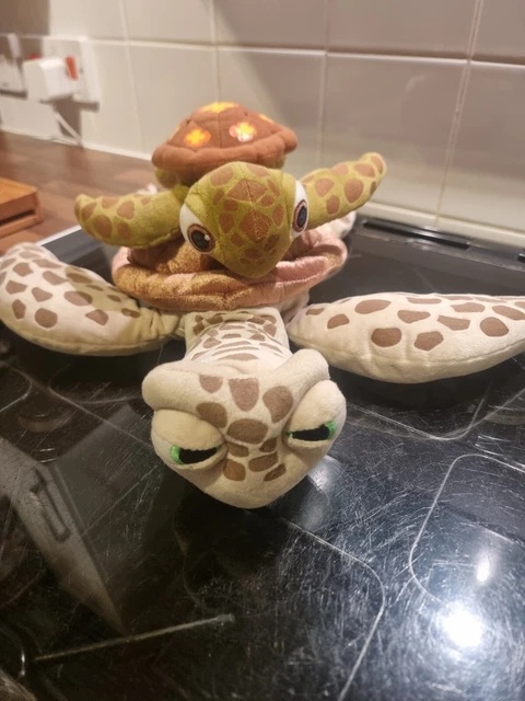 DISNEY STORE FINDING Nemo/Dory Crush and Squirt Turtle Plush Set £24.99 ...