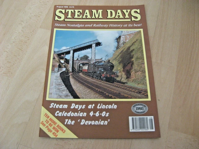 STEAM DAYS HISTORICAL railway magazine august 1996 £2.47 - PicClick UK