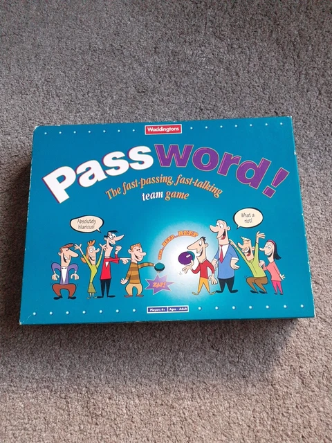 VINTAGE PASSWORD BOARD Game by Waddingtons 1995 Complete & Working ...