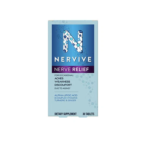 NERVIVE NERVE RELIEF 30 Tabs By Crest £30.84 - PicClick UK