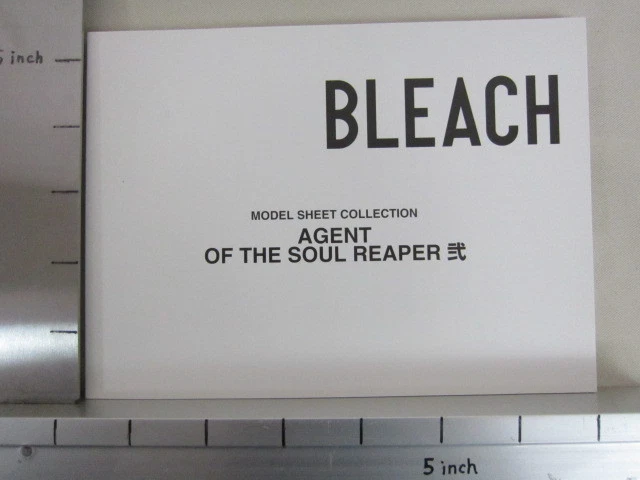 BLEACH MODEL SHEET Collection Soul Reaper 2 T. Kubo Original Drawing ...