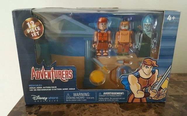 DISNEY ADVENTURES HERULES Mega Minis Action Pack Disney Store Exclusive ...