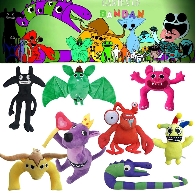 GARTEN OF BANBAN Nighty Boo Admiral Krusty Mr.Grimm Plush Toy Doll Kid ...