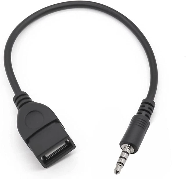 K04 3.5MM AUX Audio Stecker auf USB A Buchse Adapter Kabel für ...
