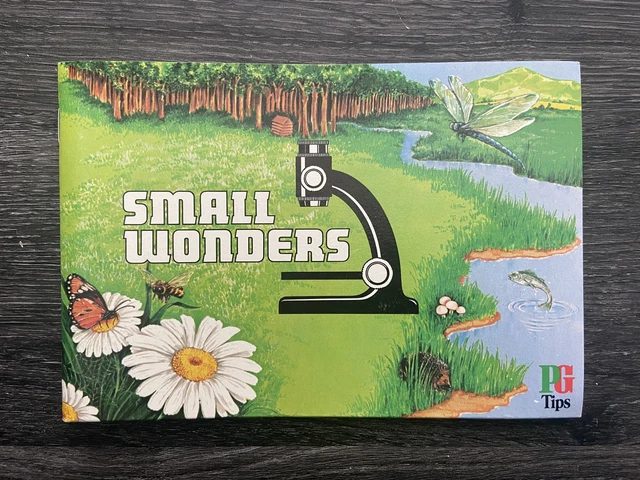 PG TIPS SMALL Wonders. Full Set Of Collectors Cards in Album (40 Cards ...