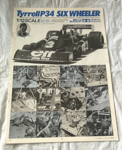 BAUANLEITUNG TAMIYA 1/12 Tyrrell P34 Six Wheeler EUR 1,00 - PicClick DE