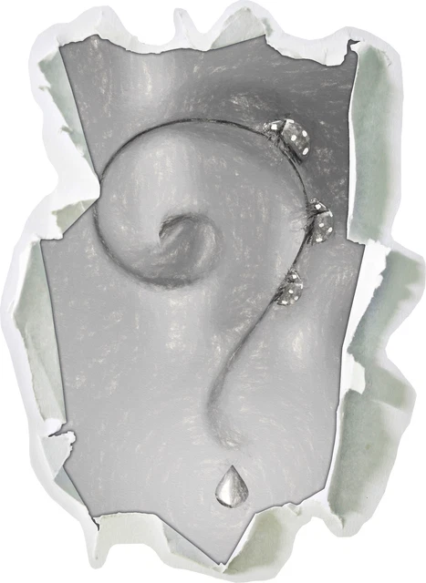 LADYBUG FOLLOW THE Question Mark Art Coal Effect - 3D Look Paper Wall ...