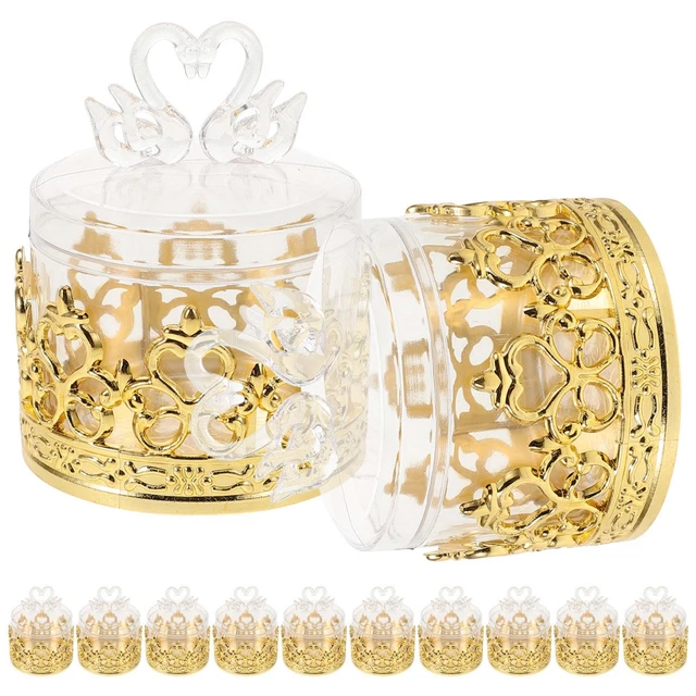 12 PCS SNACK Box Container Transparent Candy Pot Boxes for Bouquet ...