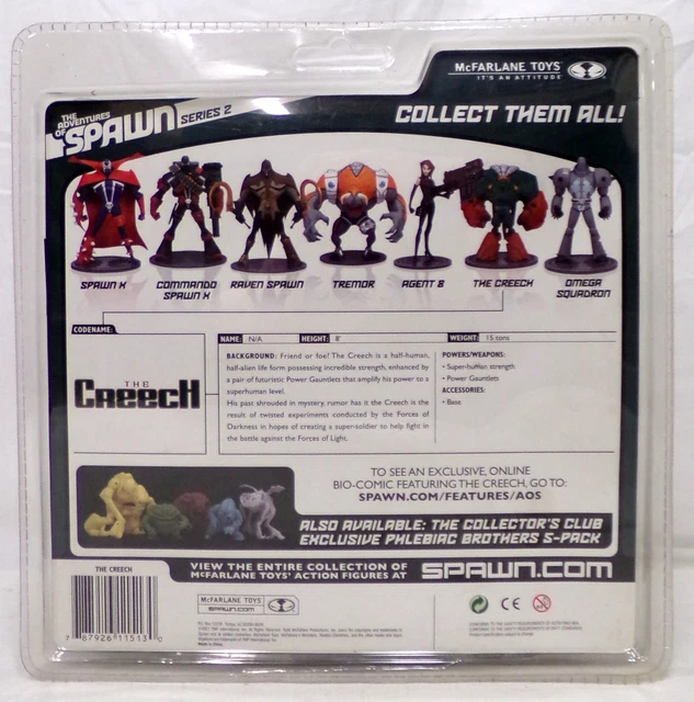 FIGURA NUEVA THE Creech 6" De La Serie 2 De Héroes De Spawn McFarlane ...
