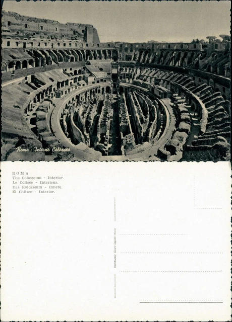 CARTOLINA ROMA ROMA Colosseo / Colosseo / Anfiteatro Flavio 1963 EUR 3 ...