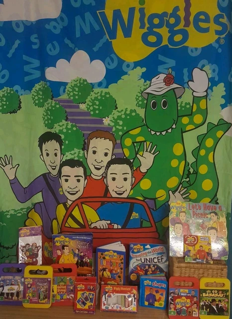 THE WIGGLES ORIGINAL Cast With Sam Bulk Bundle DVDs Books Doona Cover ...