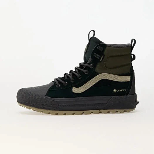 VANS SK8-HI MTE Gore-Tex Grey Green Cold Weather Hiking Boot 721356 M 8 ...