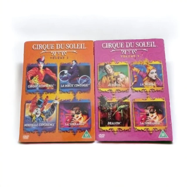 CIRQUE DU SOLEIL Dvd Boxset Volumes 2 - 3 EUR 9,14 - PicClick IT