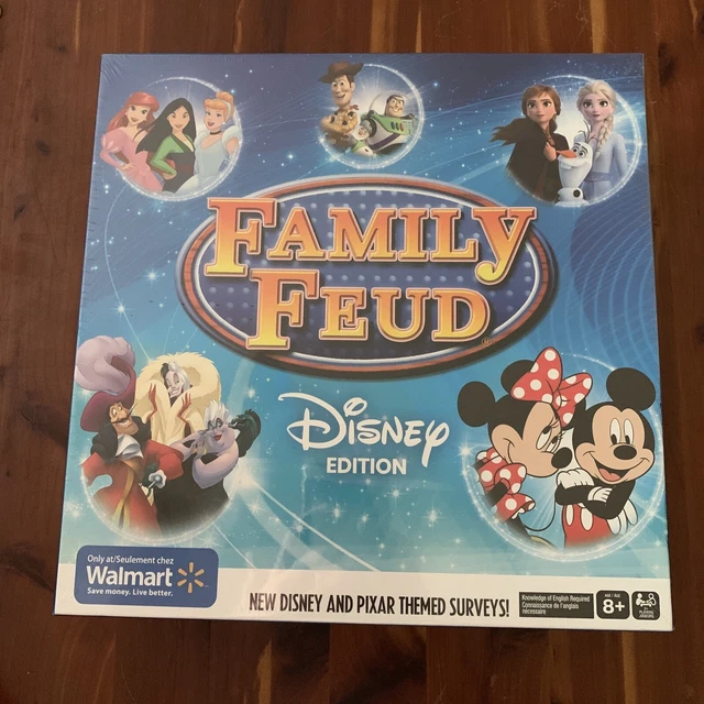 DISNEY EDITION FAMILY Feud Board Game 2021 Version FACTORY SEALED $19. ...