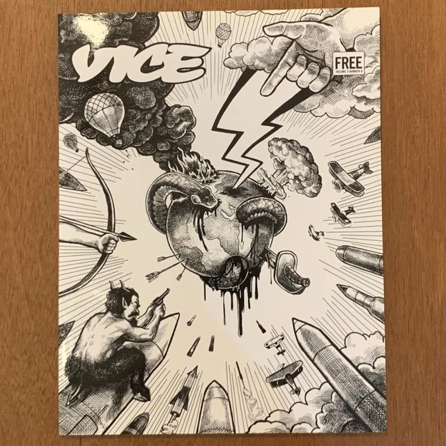 VICE MAGAZINE VOL.5 No.6 War Earth Cover Rare Free Press £32.19 ...