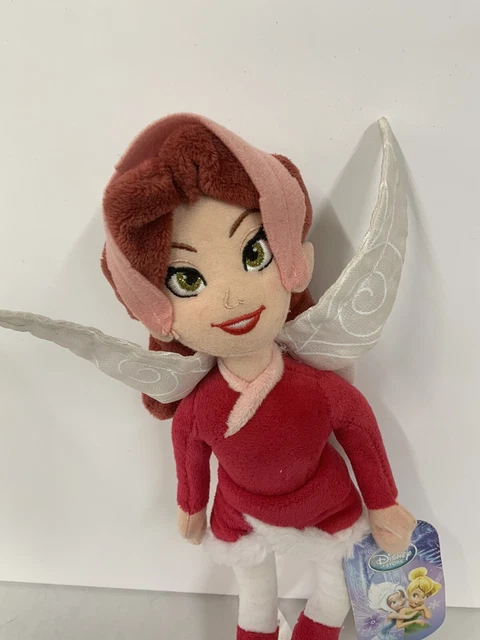 DISNEY STORE TINKERBELL Small Rosetta Fairy 11" Plush Soft Doll Toy New ...