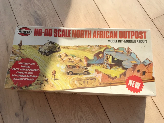 AIRFIX GERMAN DESERT North African Outpost Rare 1/72 EUR 240,00 ...