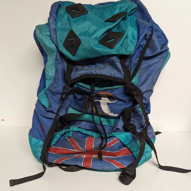 WYNNSTER RUCKSACK EQUADOR 85 Backpack Vintage Hiking Camping Padded $83 ...