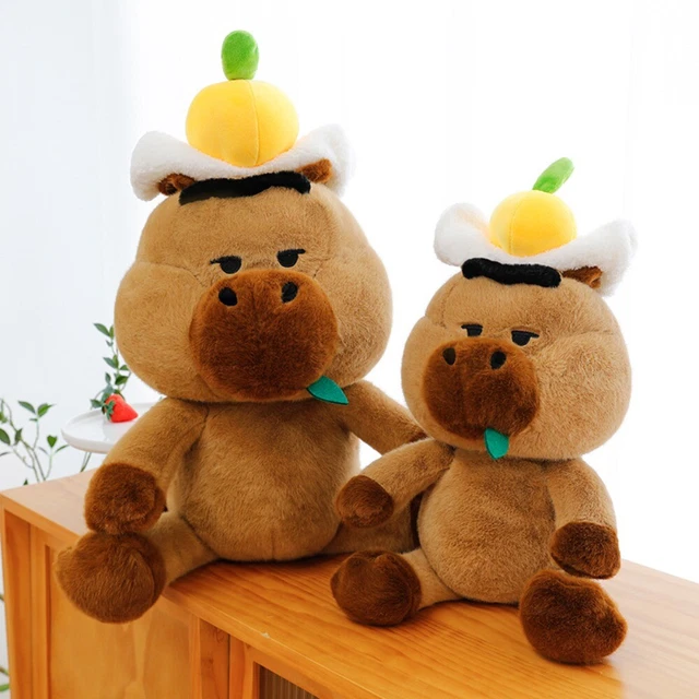 FLUFFY SOAK CAPYBARA Plush Toy PP Cotton Capibara Anime Fluffty Toy ...