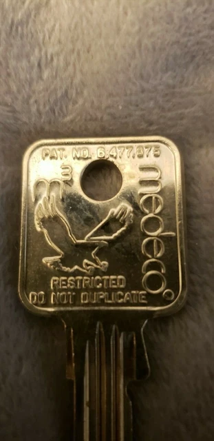 MEDECO KEY BLANK and Cut Keys, M3, Biaxial, KeyMark, New, Factory ...