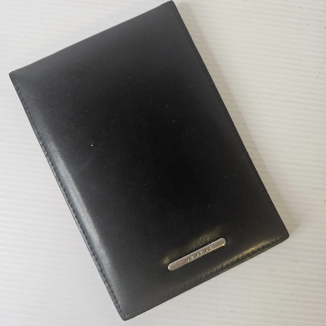 OROTON VTG POCKET Notepad Black Small Leather Y2K Original Pages FREE ...