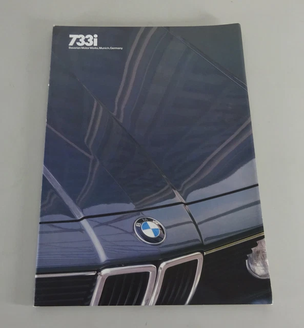 BROCHURE BMW SÉRIE 7 E23 733i Us-Modèle Édition 02/1983 EUR 33,53 - PicClick FR