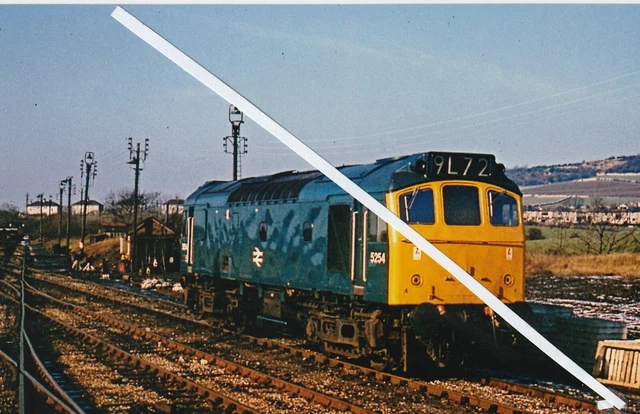 A VIEW OF class 25 5254 at carnforth in c1970s £1.50 - PicClick UK