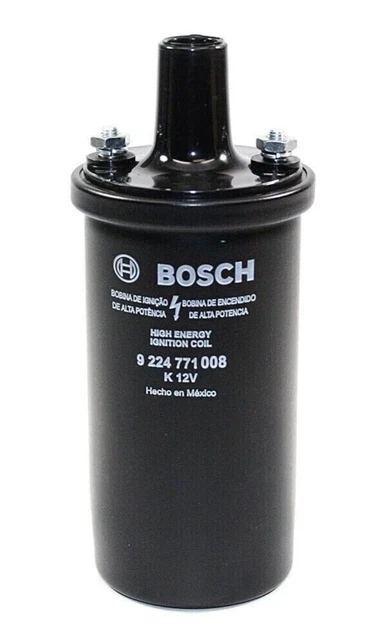 NEW BOSCH 00012 Ignition Coil VW Beetle Bus Porsche 912 BMW 2002 Volvo ...